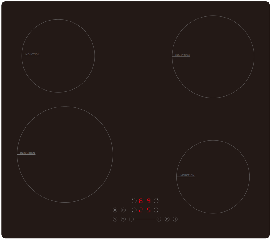 CATA 300 - 60cm 4 Zone Induction Hob | Cata